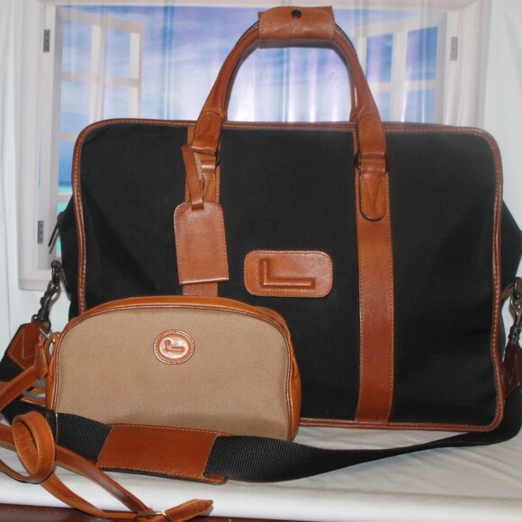 Lancel | Bags | Vintage Lancel Paris Weekender Brief Tote Bag Crossbody ...